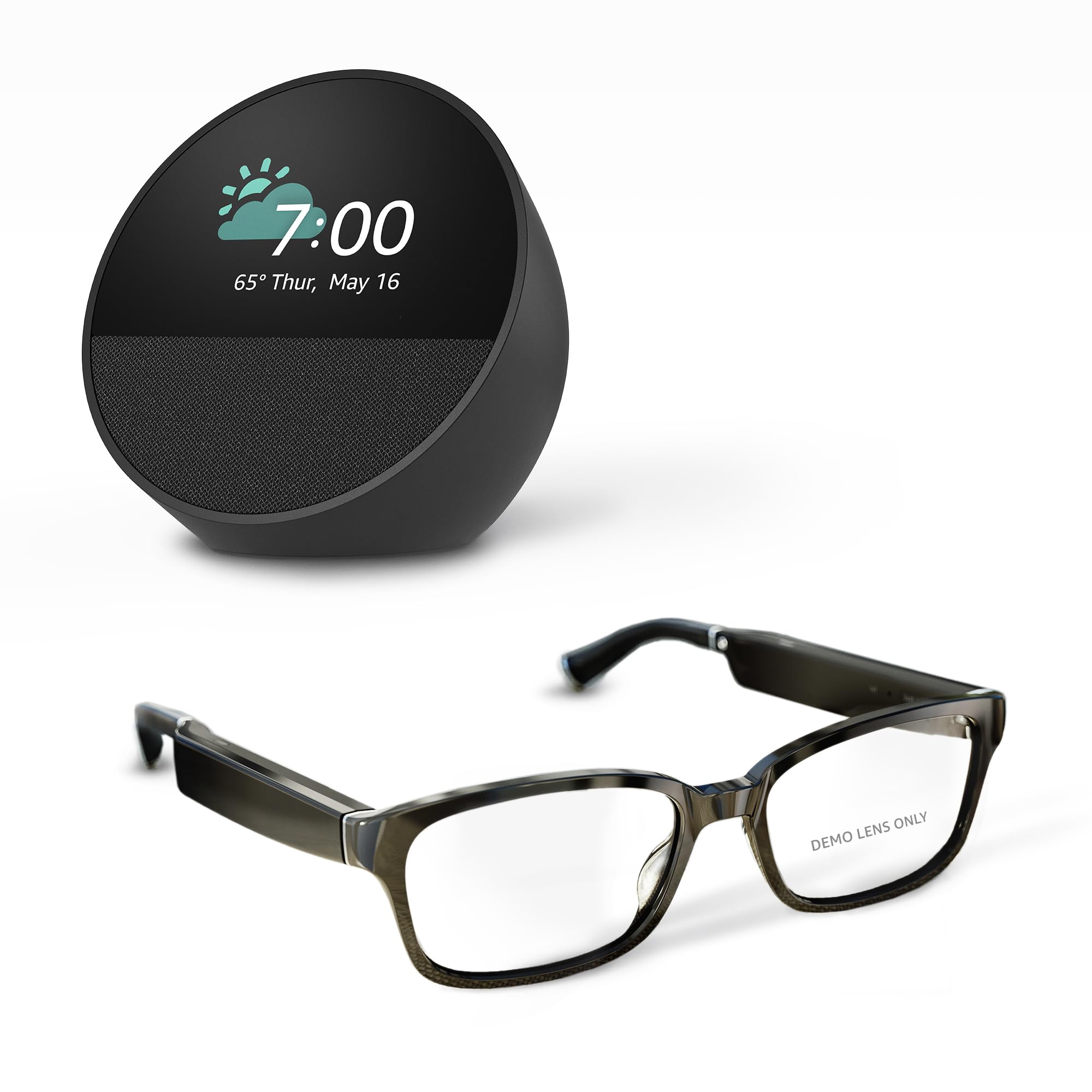 Amazon Echo Frames (newest model) + Echo Spot (newest model), Smart ...
