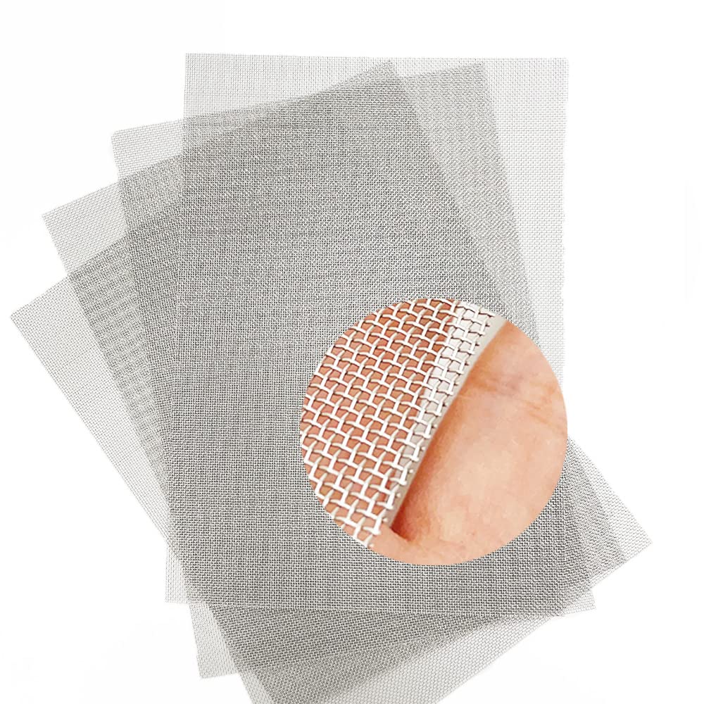 Mua Stainless Steel Mesh, Set of 4, Industrial Wire Mesh (20 Mesh ...