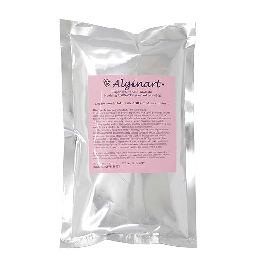 1 x 450g Alginart Chromatic ALGINATE - Skinsafe moulding impression ...