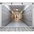 Amazon.com: BELECO 7x5ft Fabric White Lockers in School Hallway ...