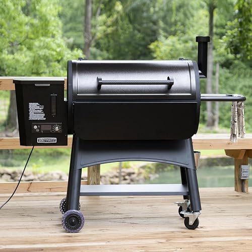 Victory 35-Inch Wood Pellet Grill with Front Shelf, 29-Lb Hopper & 16 ...