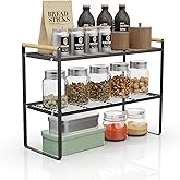 Amazon.com: SsngygHme 20" L x 8" W x 15" H Counter Shelf Organizer, 2 ...