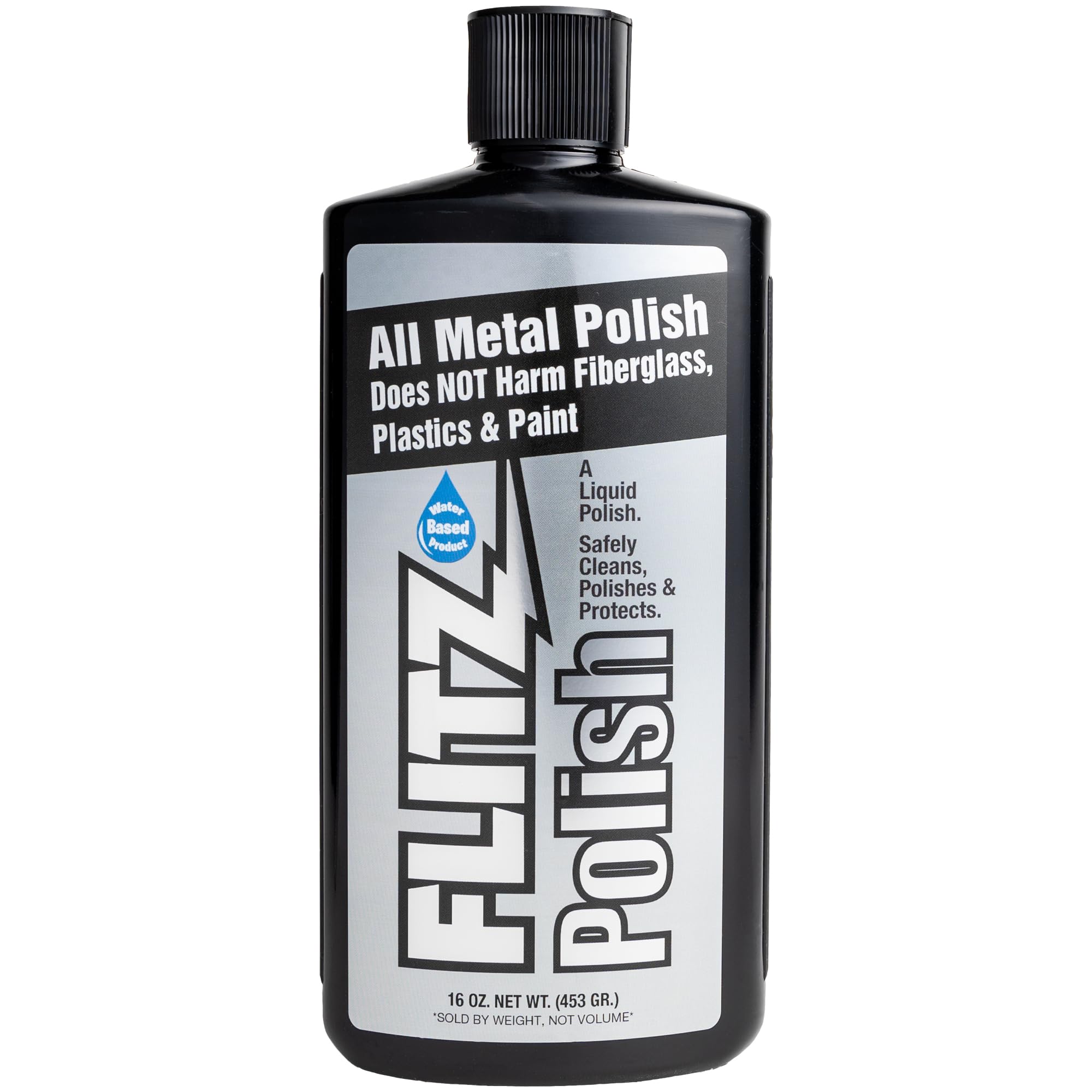 Flitz Multi Purpose Metal Polish Liquid - 16oz Bottle of USA-Made ...