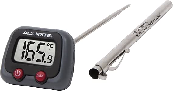 Amazon.com: AcuRite 00274 Instant Read Thermometer with Tilt Display ...