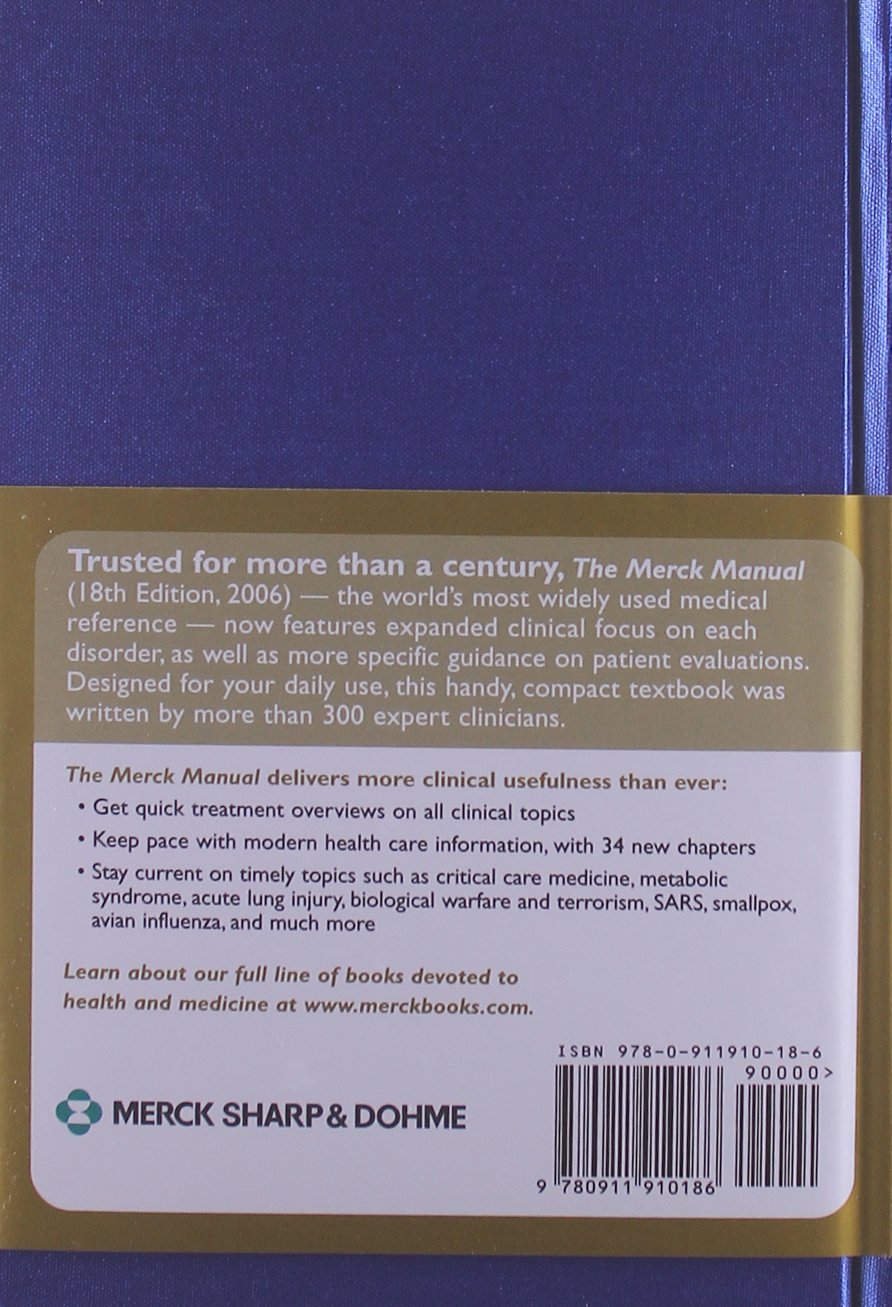 Mua The Merck Manual, 18th Edition The Merck Manual, 18th Edition ...