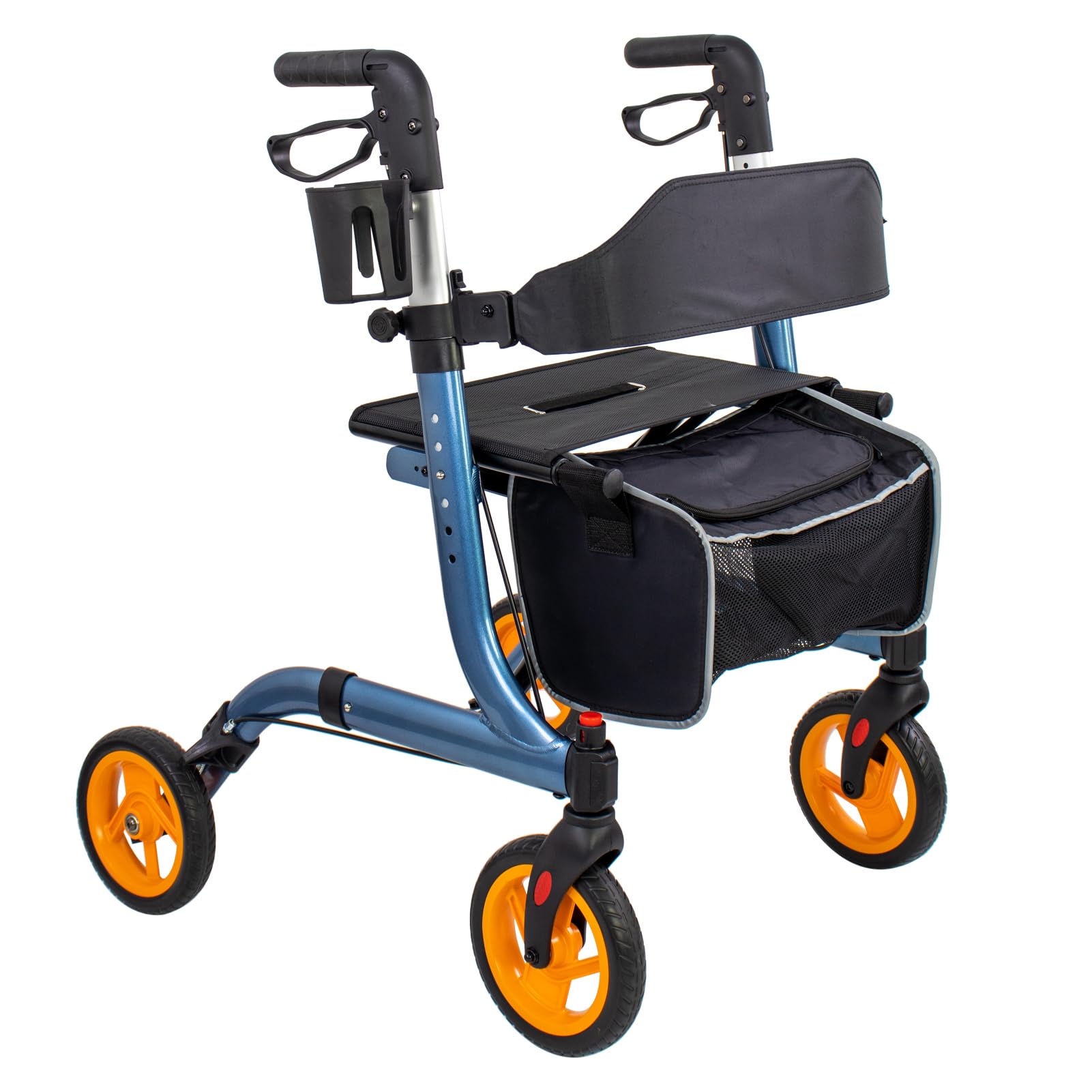 Rollator Walkers for Seniors- Rollator Walker 8" Wheels-with Cup Holder ...
