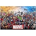 Amazon.com: Marvel Character Collage Gallery Wrapped Canvas Wall Decor ...