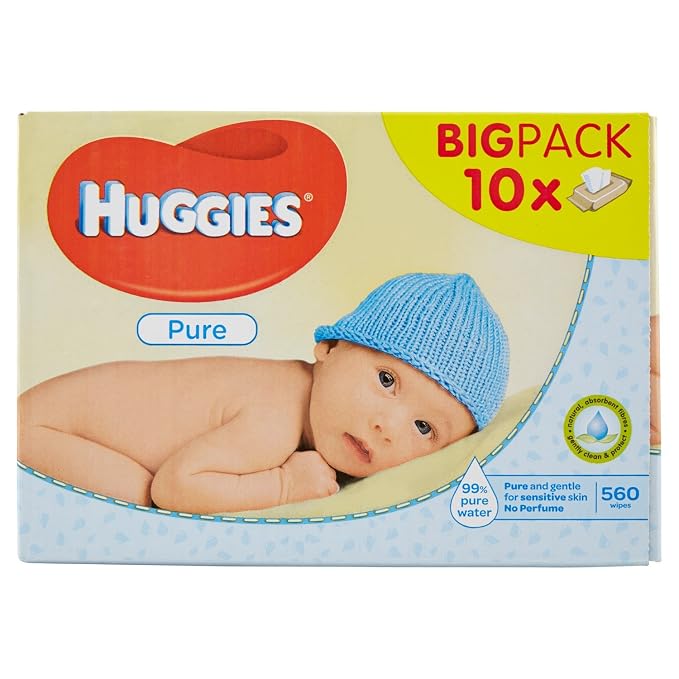 Huggies Pure Baby Wipe, 10 Each: Amazon.co.uk: Grocery