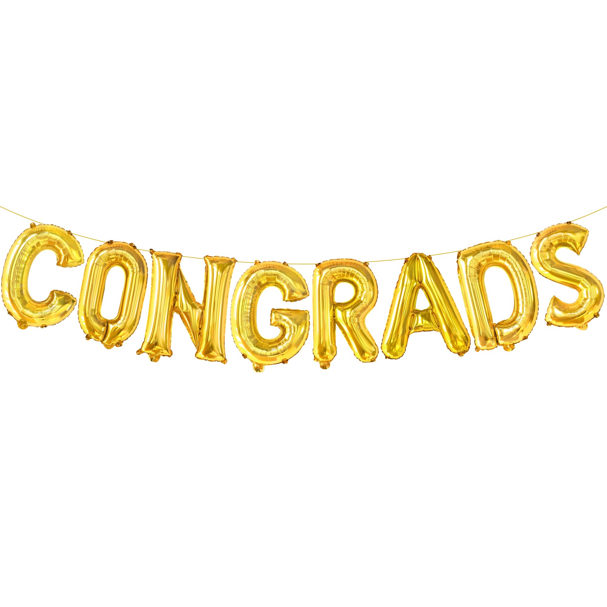 KatchOn, Gold Congrats Balloon - 16 Inch | Gold Congrats Grad Balloons ...