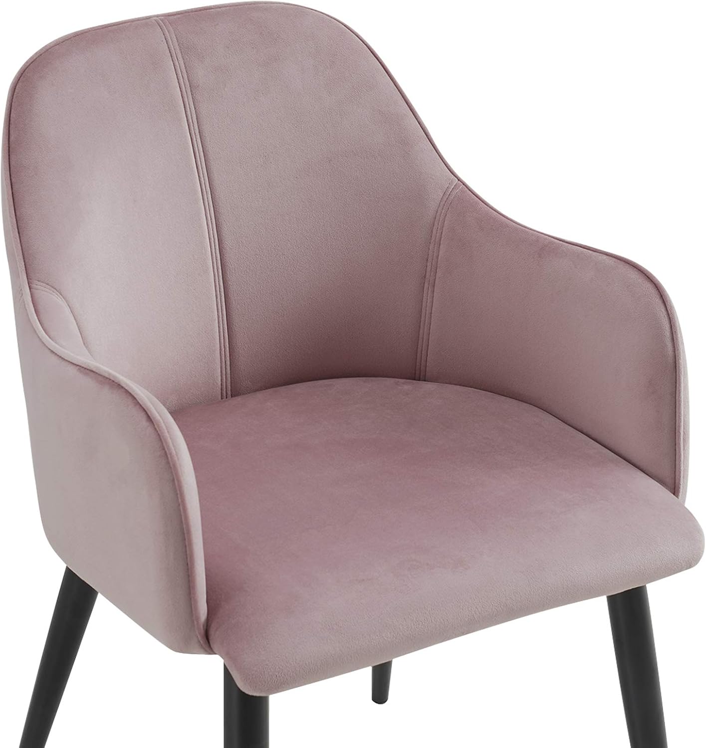 Poltroncine eSituro 1 x Sedia Sala da Pranzo con Braccioli in Lino ...