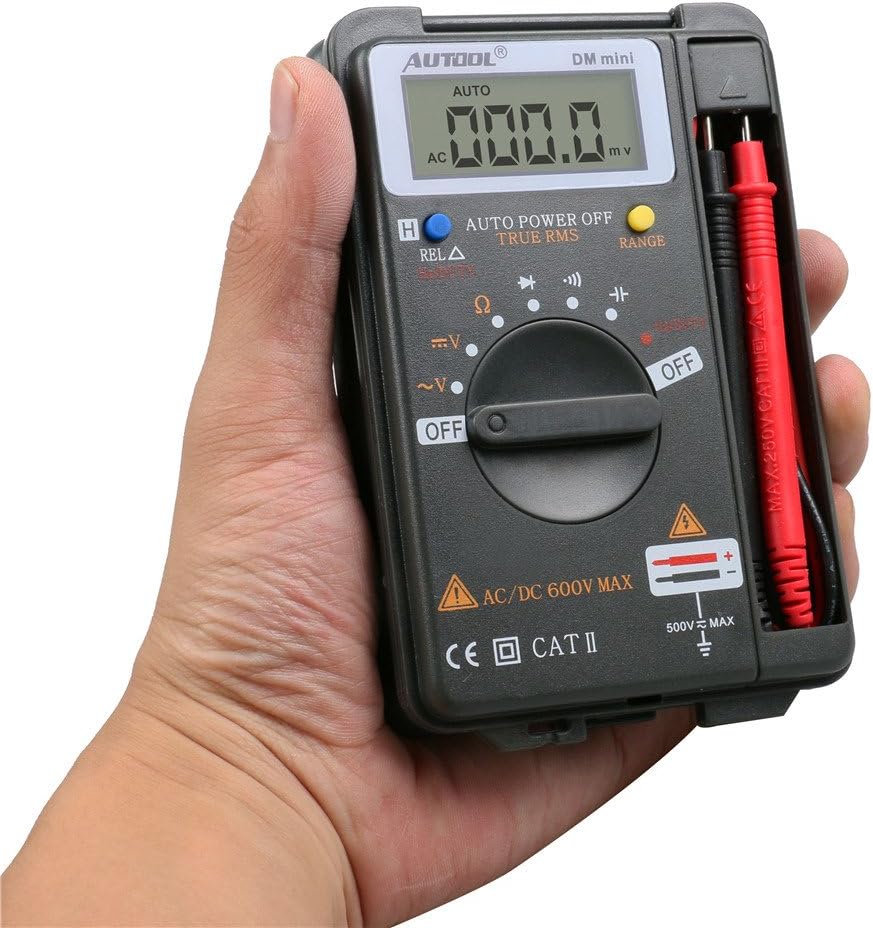 MRCARTOOL DM digital Multimeter Pocket Voltmeter Ammeter Ohmmeter ...