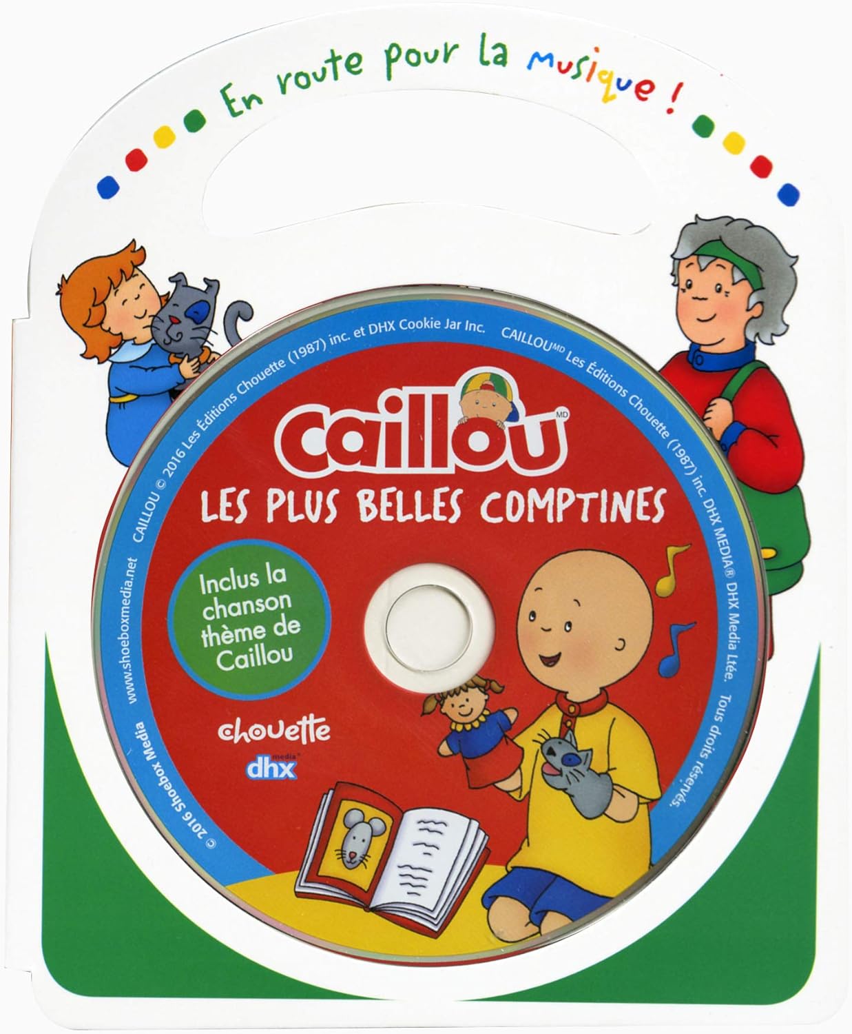 Caillou /Les plus belles comptines CD/LIVRET COULEUR DE 11 PAGES ...