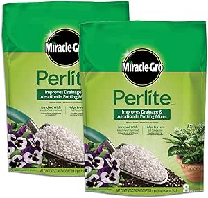Amazon.com : Miracle-Gro Perlite, 8 qt., 2-Pack : Patio, Lawn & Garden