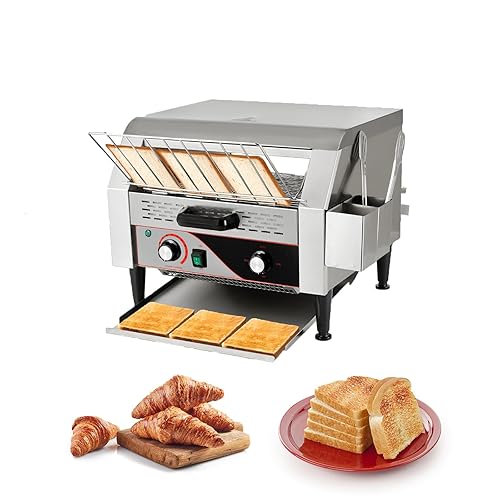 Commercial Toaster 450 Slices/Hour Conveyor Toaster Oven for Restaurant ...