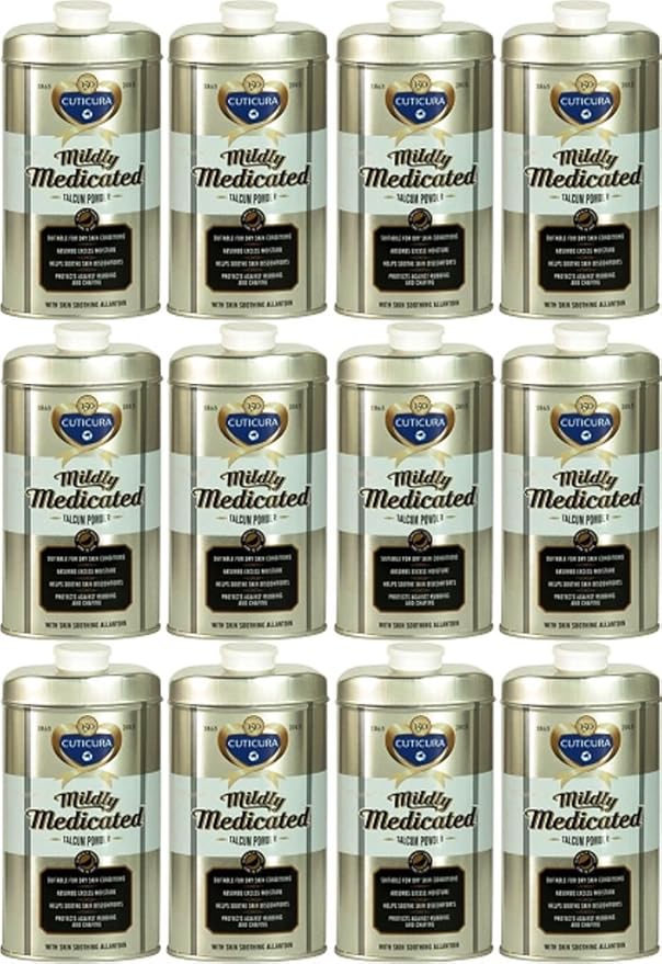 Cuticura Mildly Medicated Talcum Powder 250g x 12 Packs: Amazon.co.uk ...