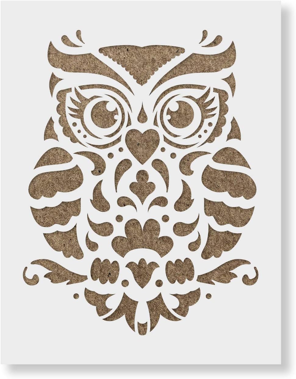 Owl Stencil Printable Printable Blank World