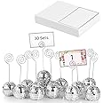 Amazon.com: Tideme 30 Set Disco Ball Table Number Holders, Silver Place ...