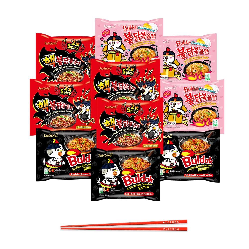Mua Samyang Buldak Ramen Noodles Variety Trio Pack, 3 flavors (Original ...