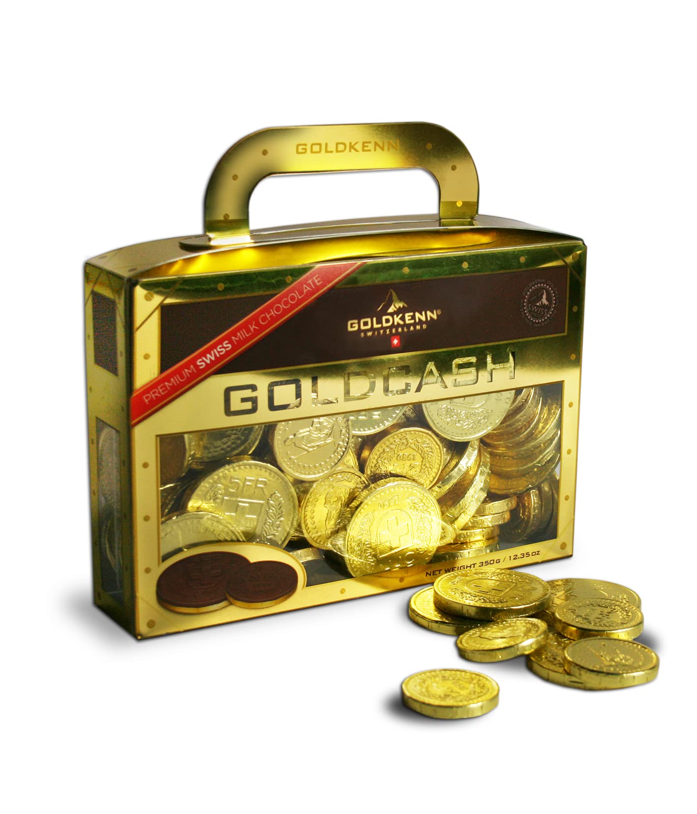 Mua Gold Metal Safe Bank Milk Chocolate Coins - Stocking Stuffers Gold ...