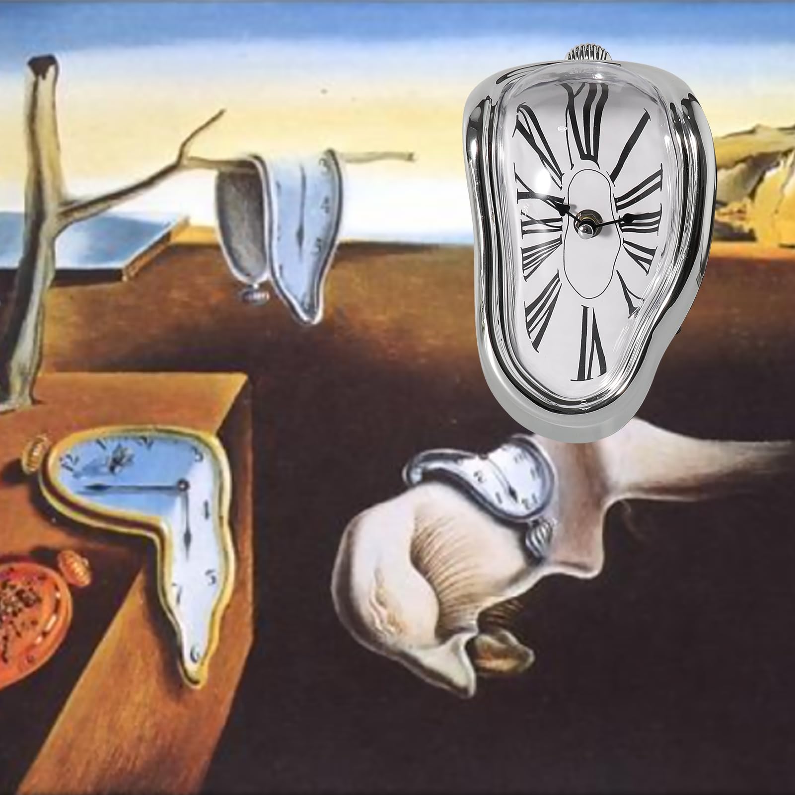 Mua Melting Clock, Salvador Dali Clock,Melted Clock Alice in Wonderland ...