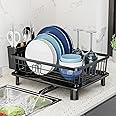 Amazon.com - GAOKASE Dish Drying Rack, Space-Saving Dish Rack, Dish Racks for Kitchen Counter ...