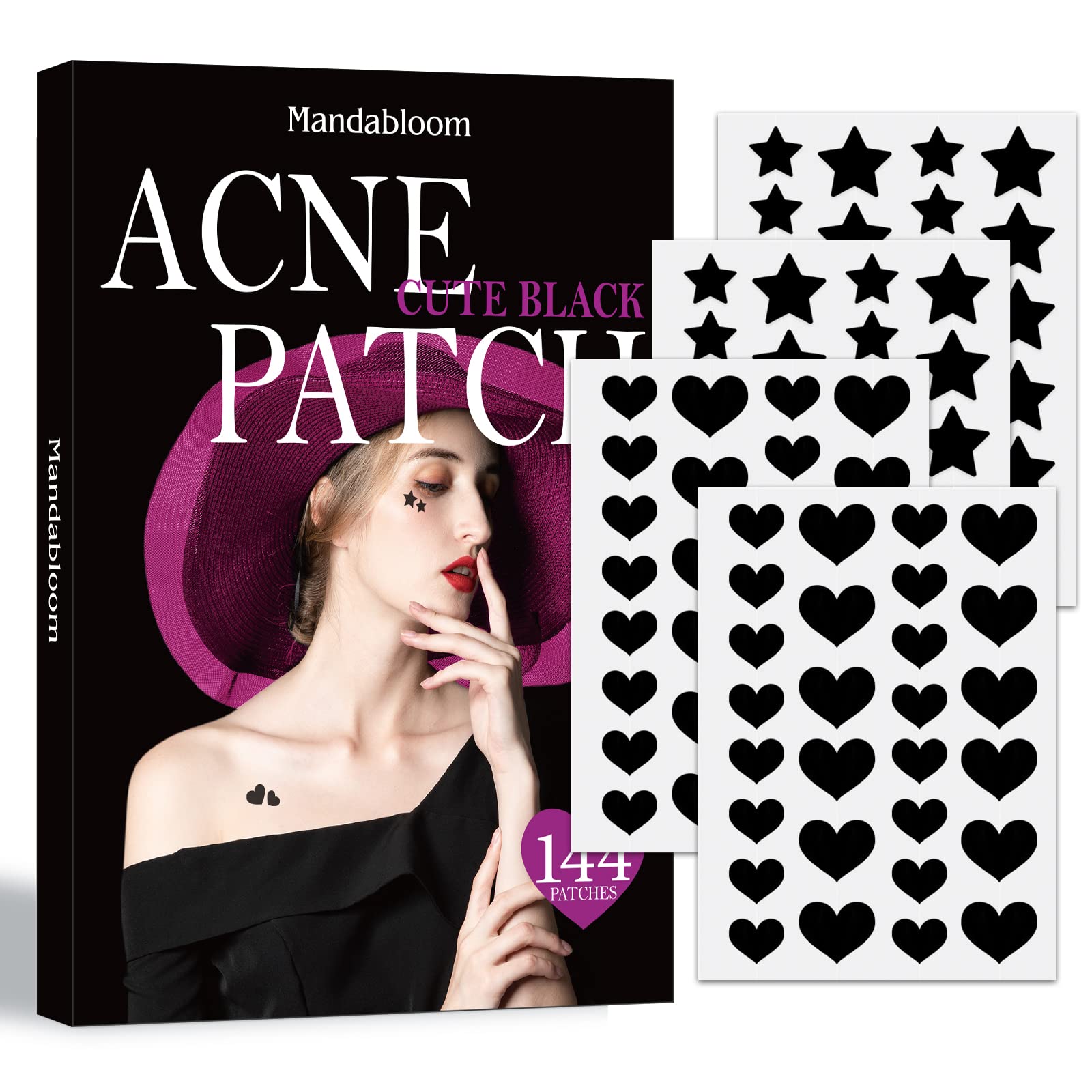 Mua Acne Pimple Patch 144 Patches, Hydrocolloid Acne Absorbing Cover ...