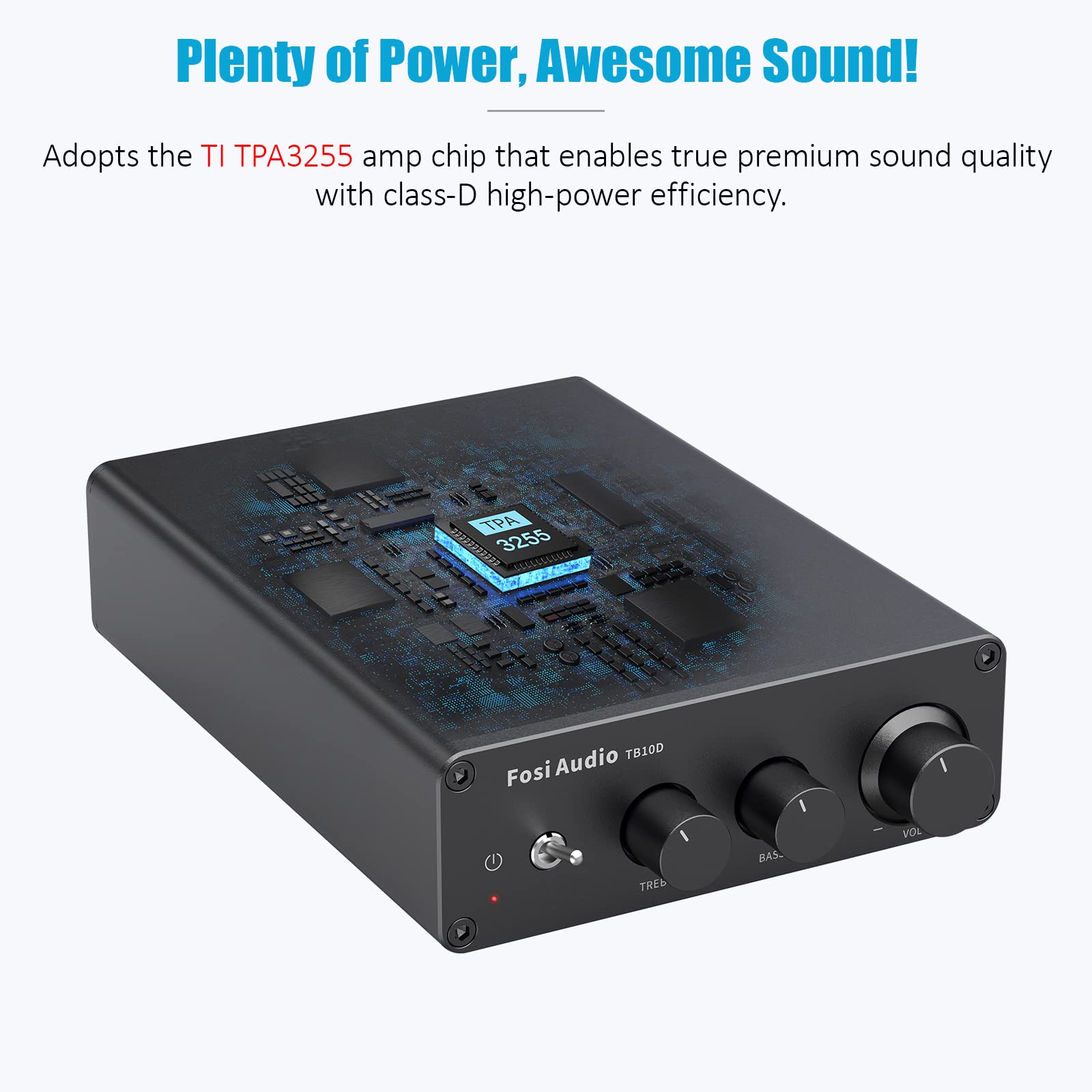 Mua Fosi Audio TB10D 2 Channel Stereo Amplifier, Class D Mini Power Integrated Amplifiers 600W ...