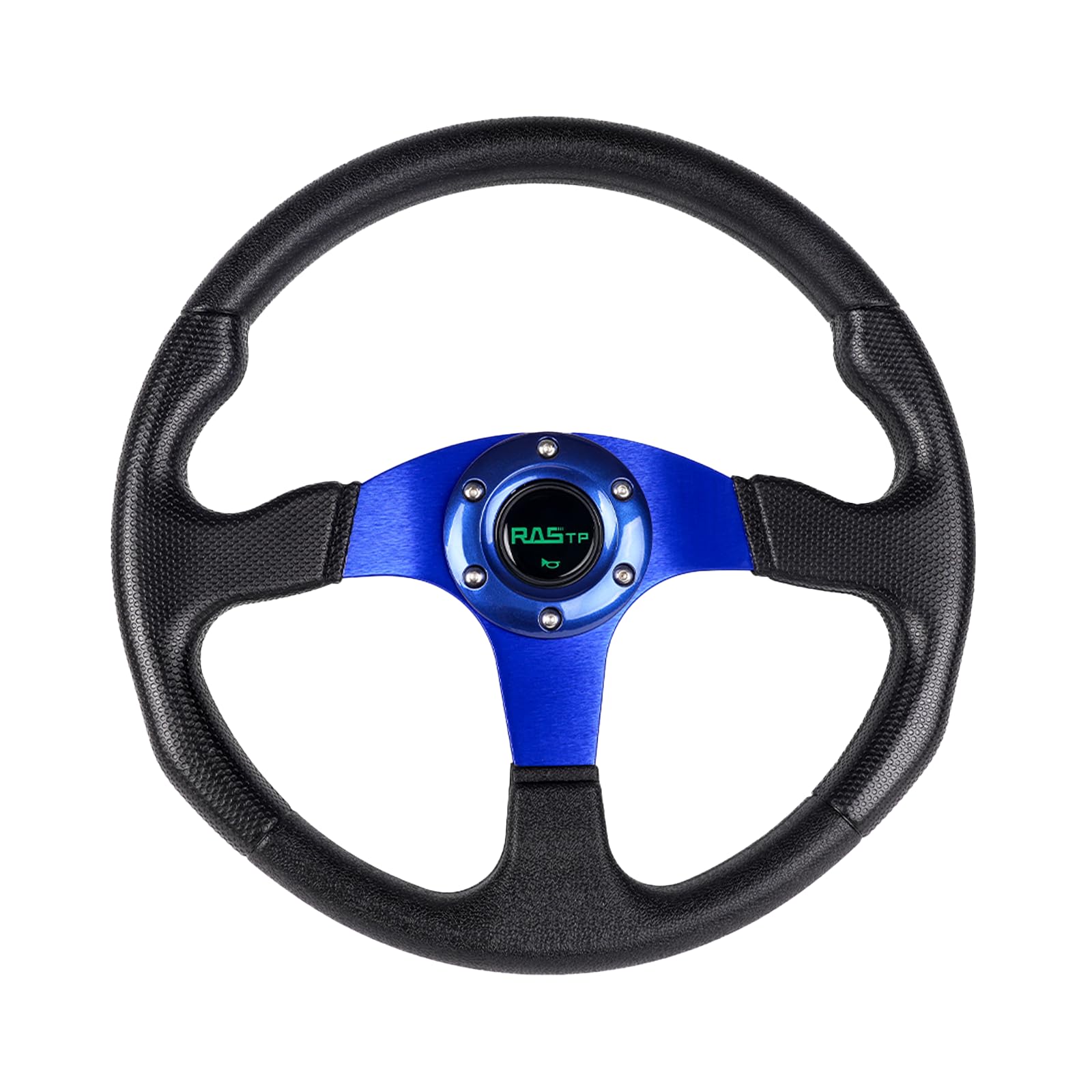RASTP Universal Racing Steering Wheel 13.8”/350mm 6 Bolts Grip Vinyl ...