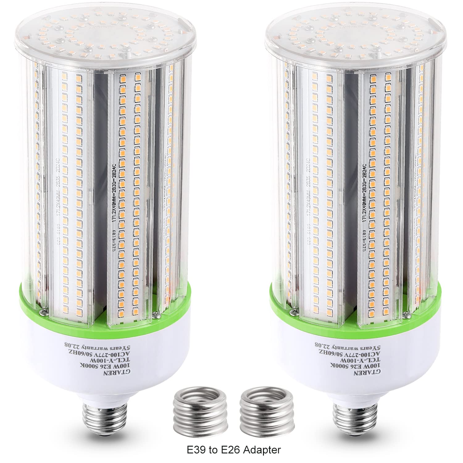 Mua 2-Pack 50w Corn LED Light Bulb,E26/E39 led Bulbs,120-277v 5000k,Led Replacement HID HPS ...
