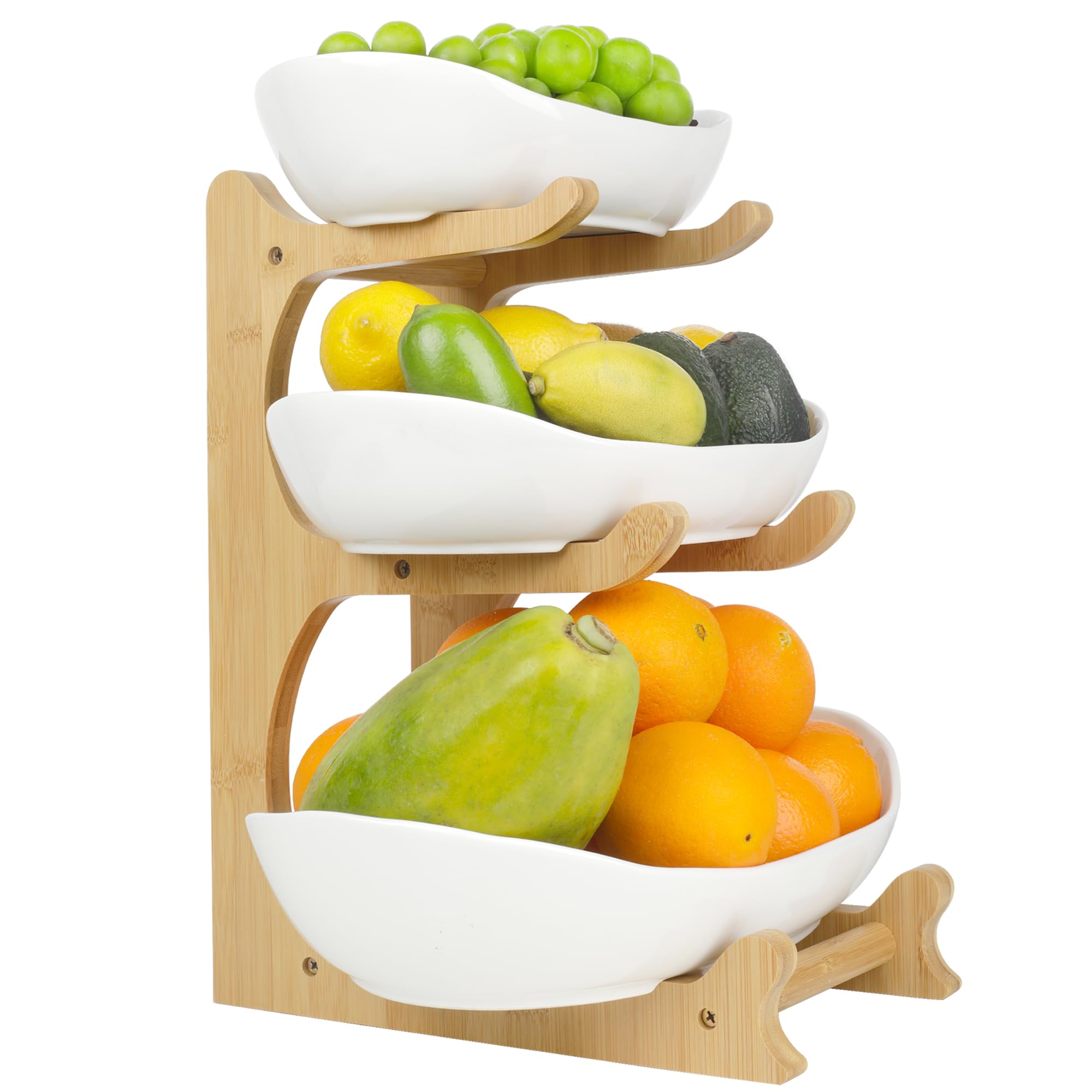 SEVEN SPARTA 3 Tier Fruit Bowl for Kitchen Counter (PLUS edition ...