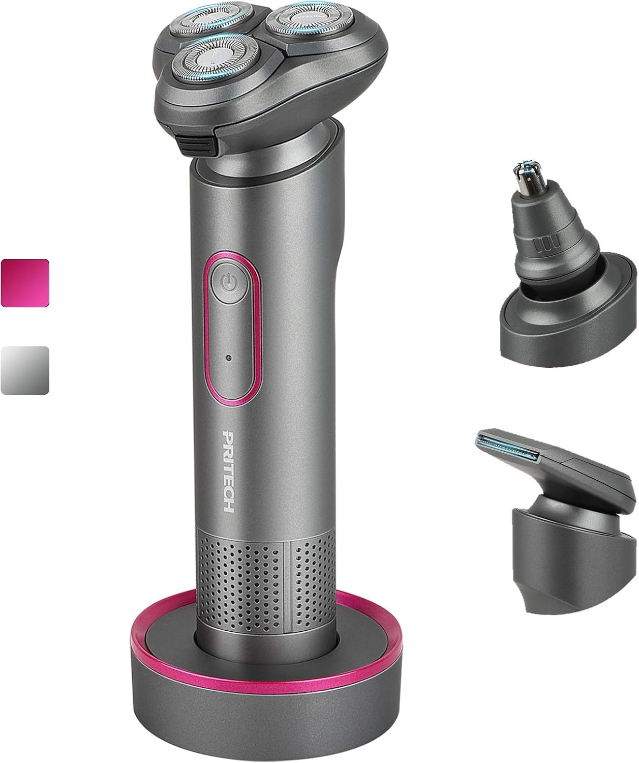 Amazon.com: Electric Razor Mens Cordless Shaver - Rotary Shaver Beard ...