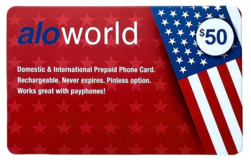 Alo World Phone Card for International & Domestic Calls, Prepaid ...