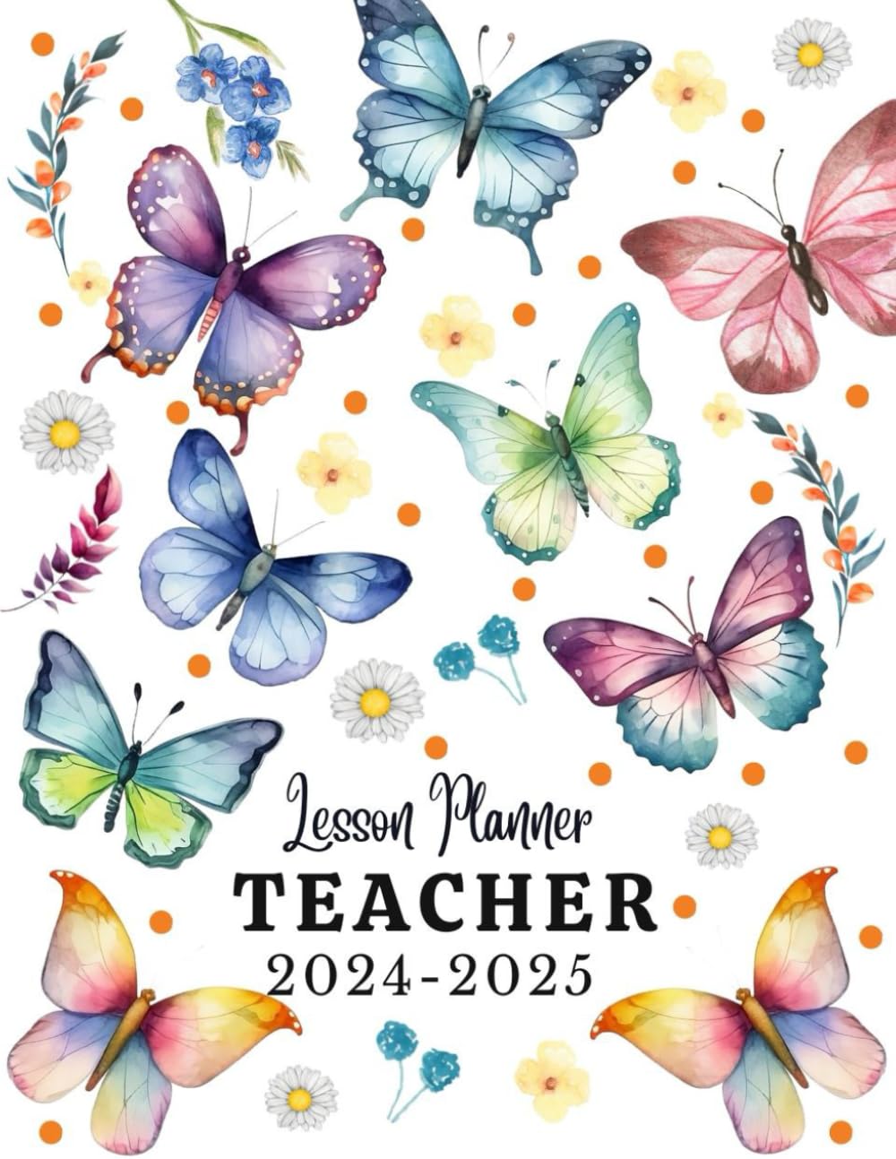 Mua Teacher Lesson Planner 2024-2025: Lesson Plan Grade and Record ...