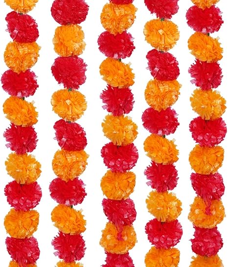 Buy The Phool Mala Artificial Garlands, Phool Mala, Genda Phool ...