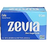 Amazon.com : Zevia Zero Calorie Soda, Vanilla Cola, 12 Ounce Cans (Pack of 20) : Grocery ...