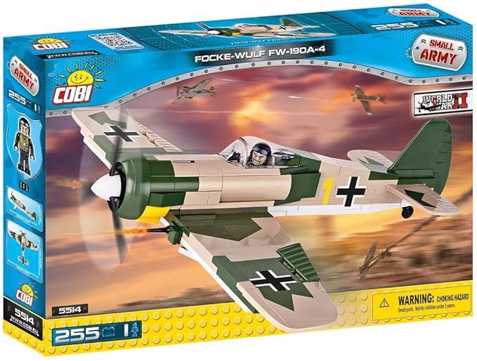 COBI - Focke-Wulf Fw 190, avión, Color Beige (5514): Amazon.es ...