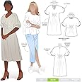 Amazon.com: Style Arc Sewing Pattern - Harry Woven Top and Dress (Sizes ...