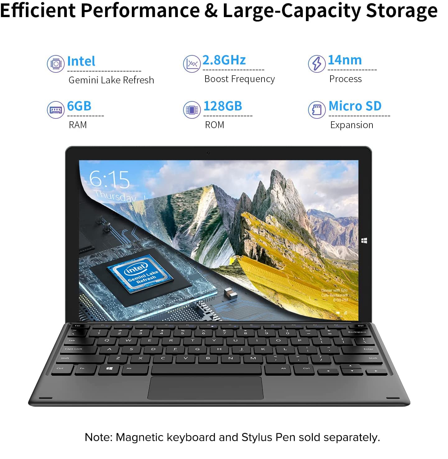 Mua TECLAST X16 2 in 1 Laptop, 11.6'' Tablet PC wth Keyboard, Windows ...