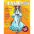 History of Fashion: 100 Years of Women's Style Coloring Book: 50 ...