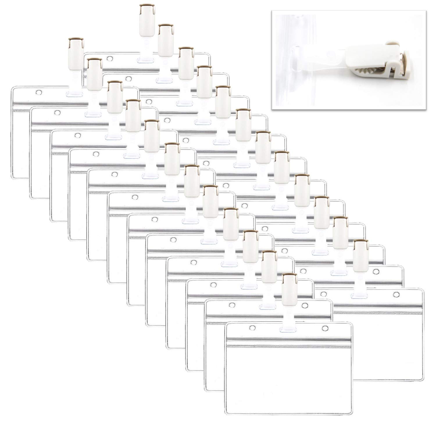 Mua XP Design Name Badge Clip Band Clip Name Holder Moving Pocket ID ...