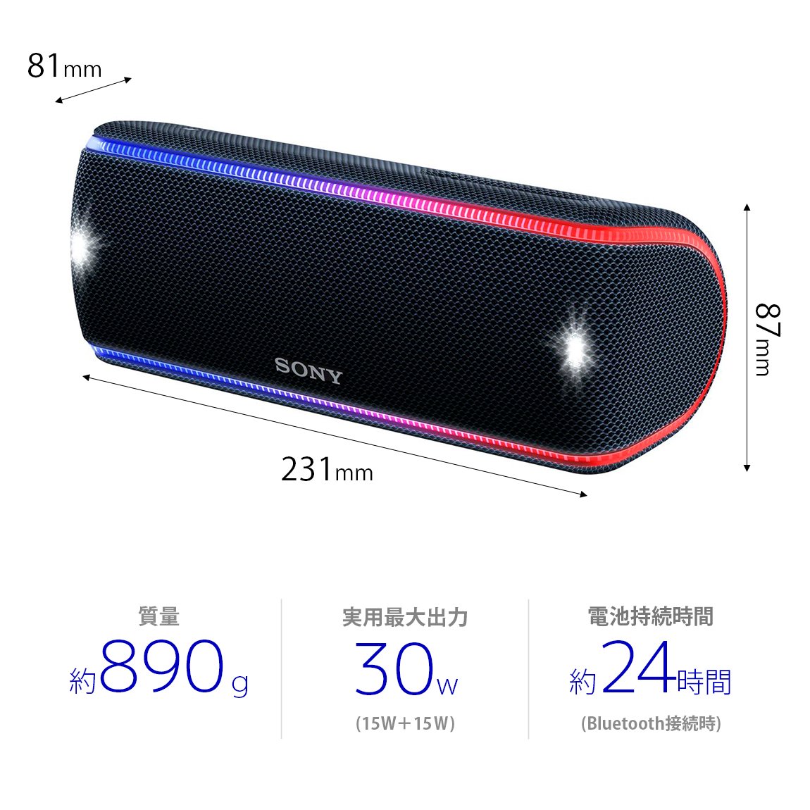 【ワイヤレスポータブルスピーカー SONY SRS-XB31 レビュー】どこでもミュージック体験！持ち運ぶのが楽しいポップスタイルな外観と音楽 ...