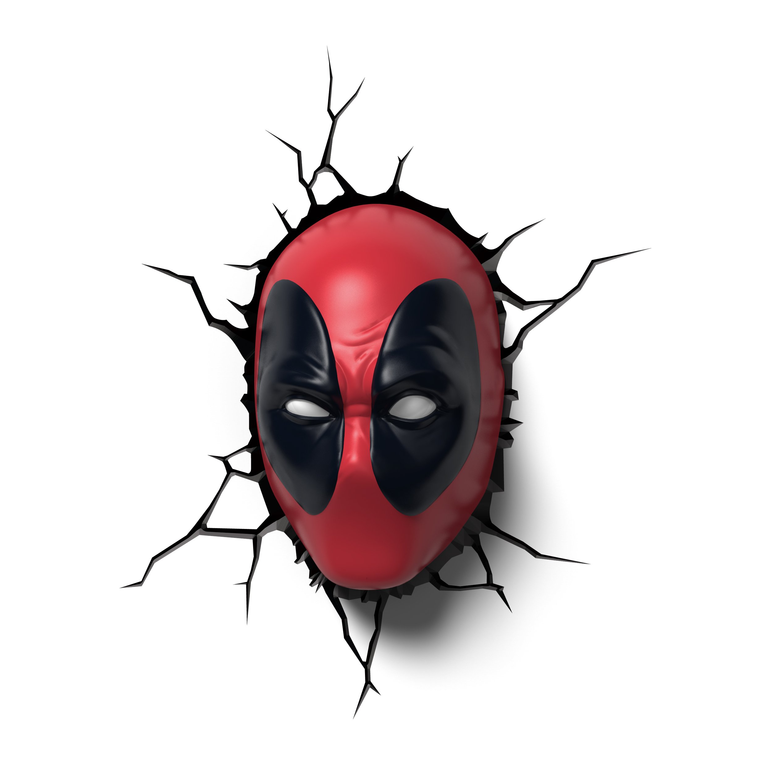 Superhero Night Lights Wall Marvel Spiderman Face 3D Deco Light