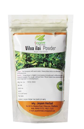 Buy Jeyam Herbals Vilva Ilai Powder, 200 g Online at Low Prices in ...