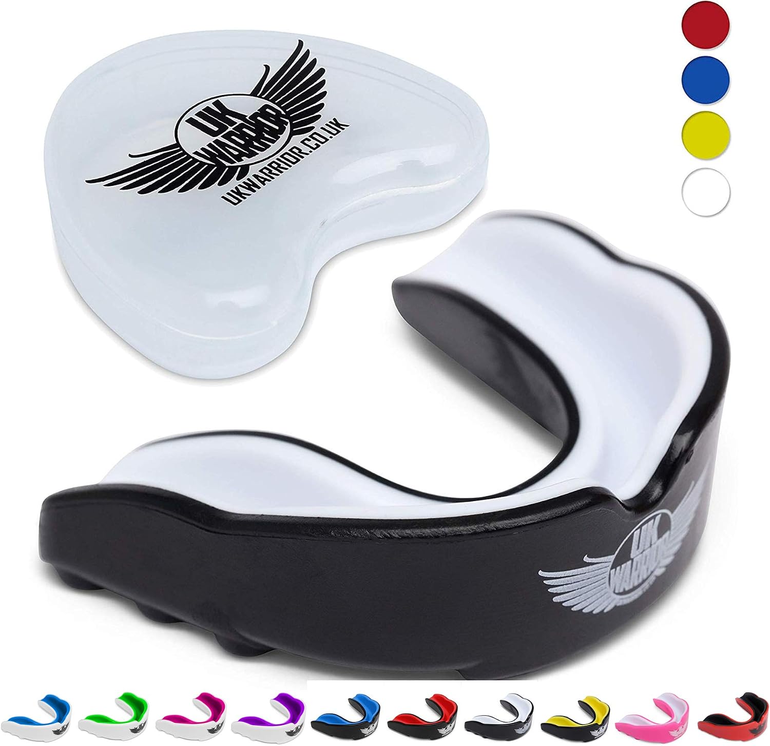 UK Warrior Gum Shield Mouth Guard Gum Guard - Ideal For Contact Sports ...