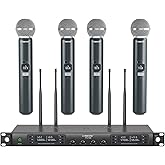 Amazon.com: Phenyx Pro Quad-Channel Wireless in Ear Monitor System, Mono IEM System w/ 4 ...