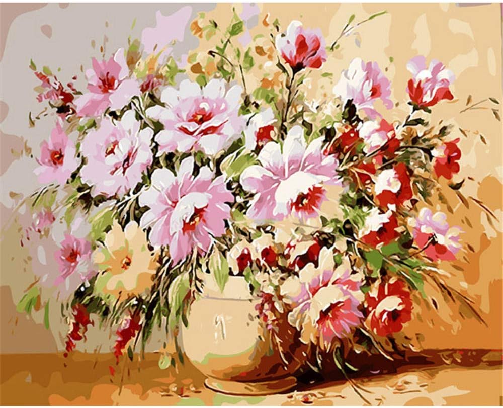 Amazon DIY Paint By Numbers Kit For Adults Flower Oil Paint By amazon-diy-paint-by-numbers-kit-for-adults-flower-oil-paint-by