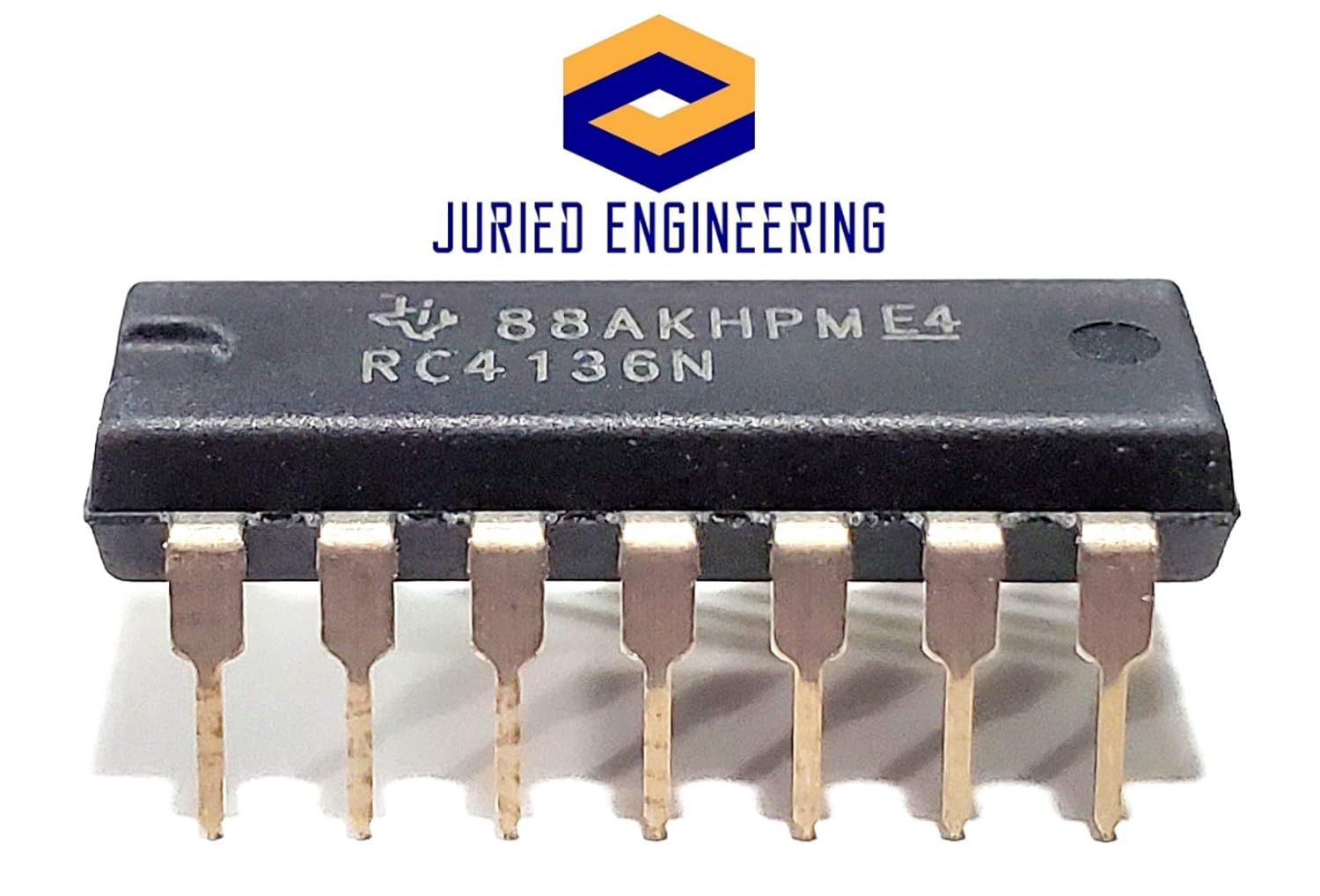 Juried Engineering Texas Instruments RC4136N RC4136 Quad Low Noise 30V ...