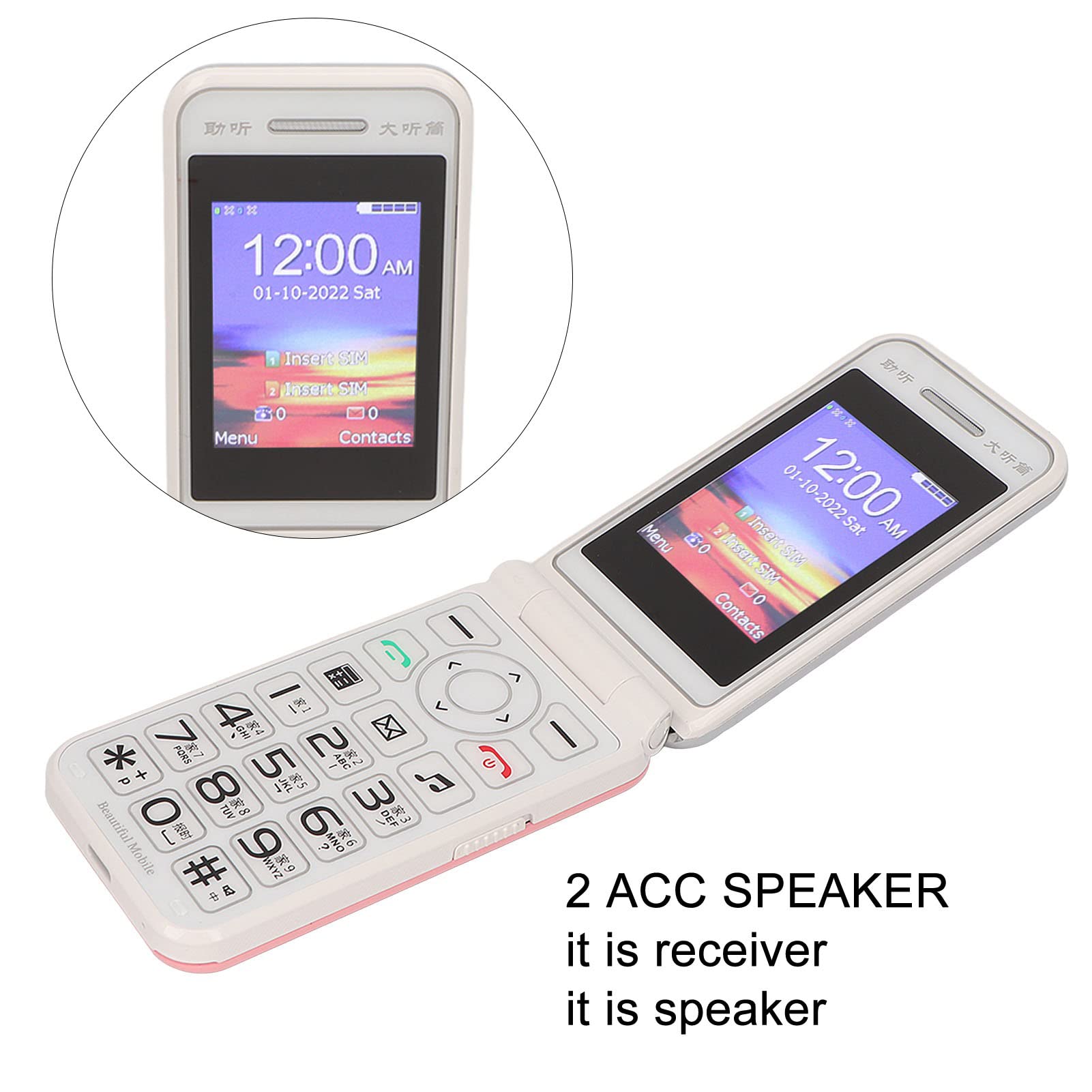 Mua Tangxi 2G Unlocked Flip Phone for Seniors, Unlocked 2G GSM Big ...