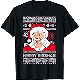 Amazon.com: Skibidi Rizzmas Santa Brainrot Christmas Funny T-Shirt ...