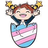 Amazon.com: Trans Pride Flag Egg Crack Femme Gender Euphoria Kawaii ...
